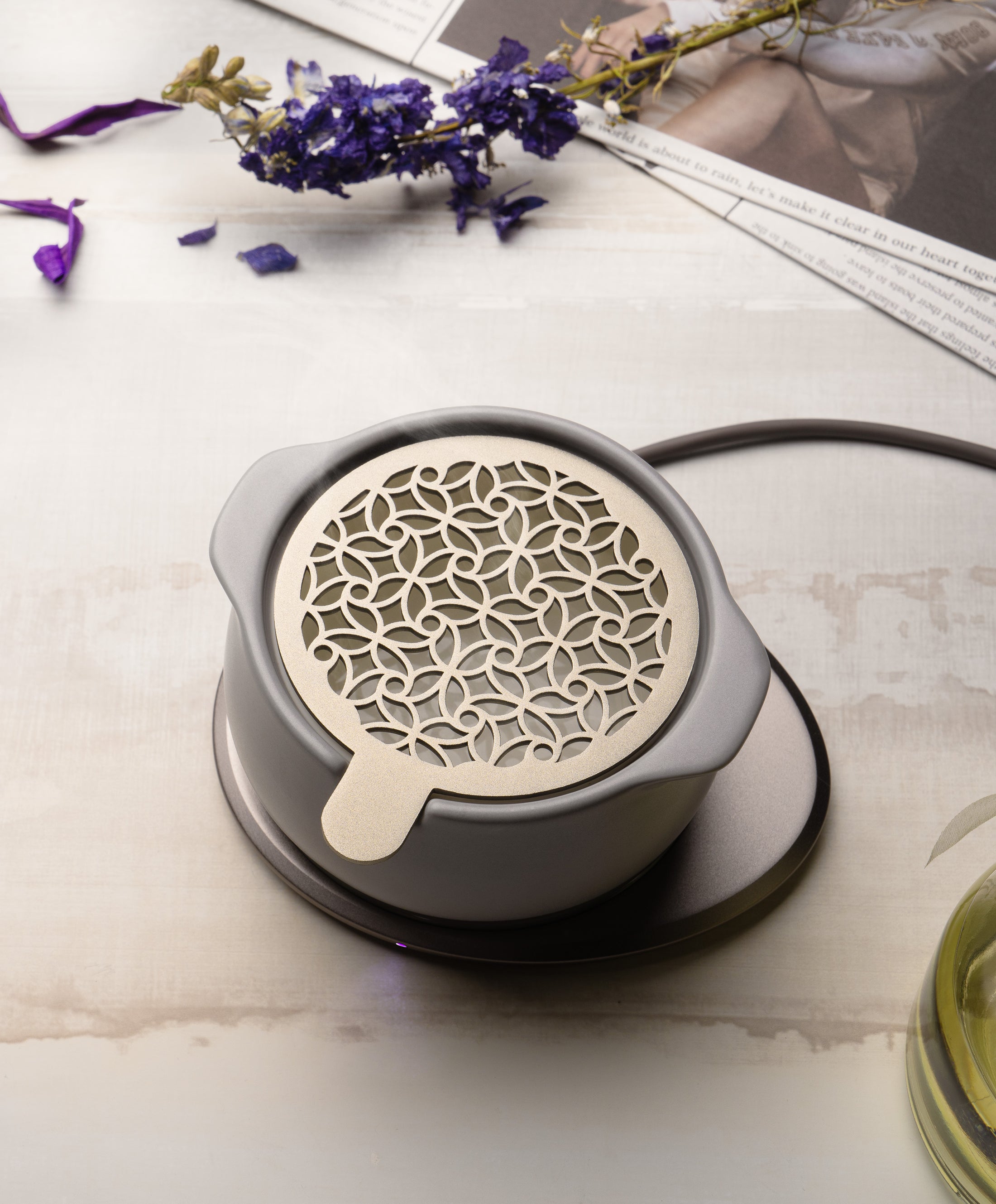 Unity Family Self-Heating Ceramic Gift Set - Soft Gray