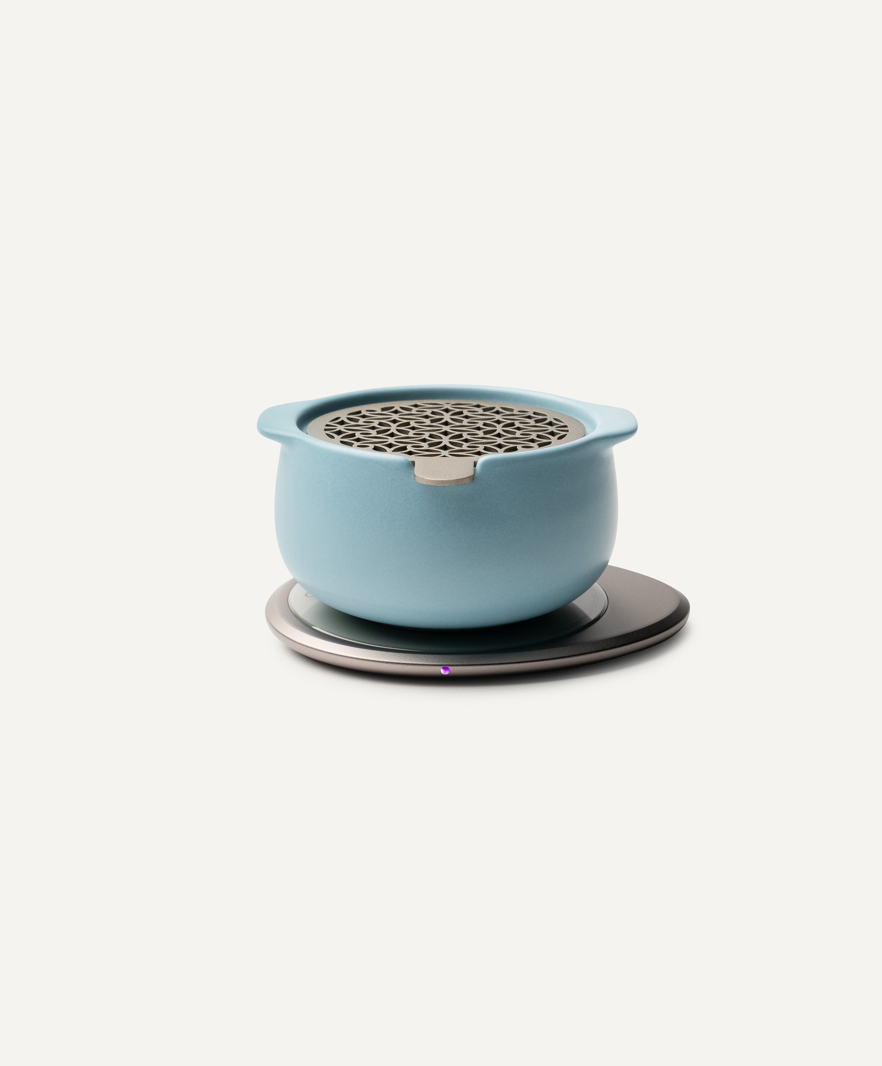 Jun Self-heating Diffuser Set - Moonmist Blue