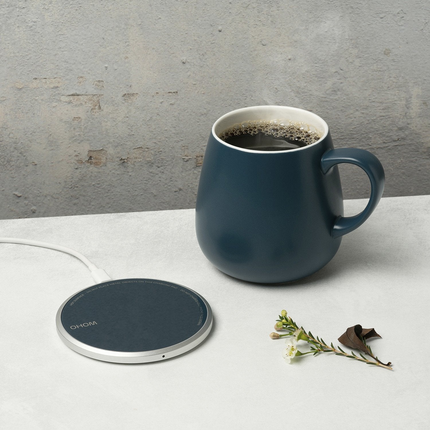 Ui Plus - Self-heating Mug Set - Navy