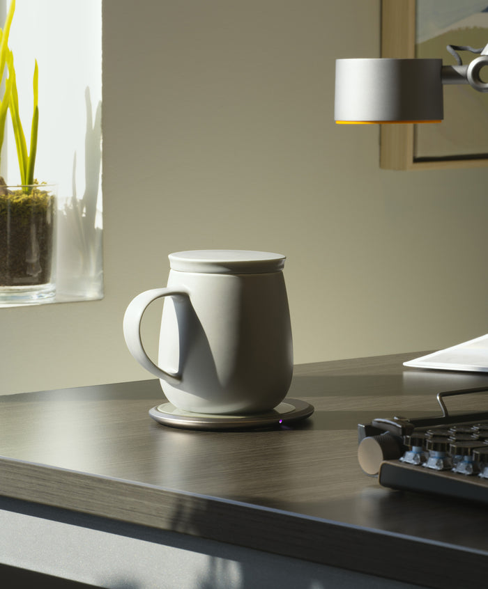 Unity Family Self-Heating Ceramic Gift Set - Soft Gray