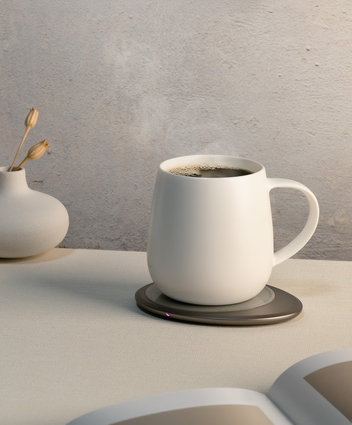 Ui 3 Self-heating Mug Set - Jasmine White