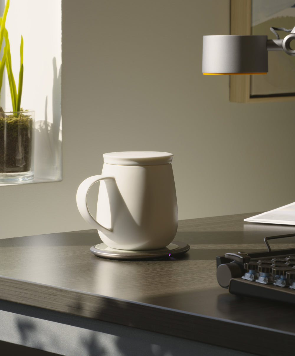 Ui 3 Self-heating Mug Set - Jasmine White