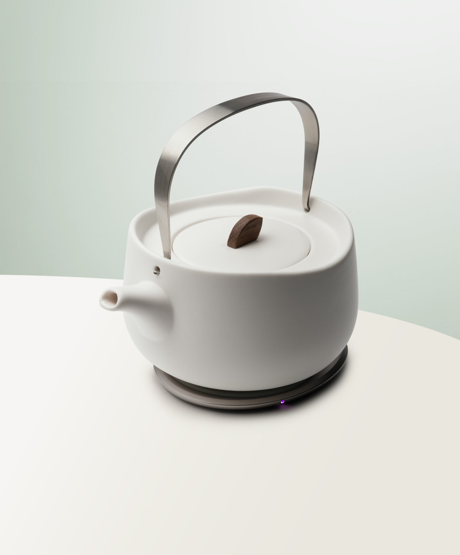 Leiph Self-Heating Teapot Set - Jasmine White