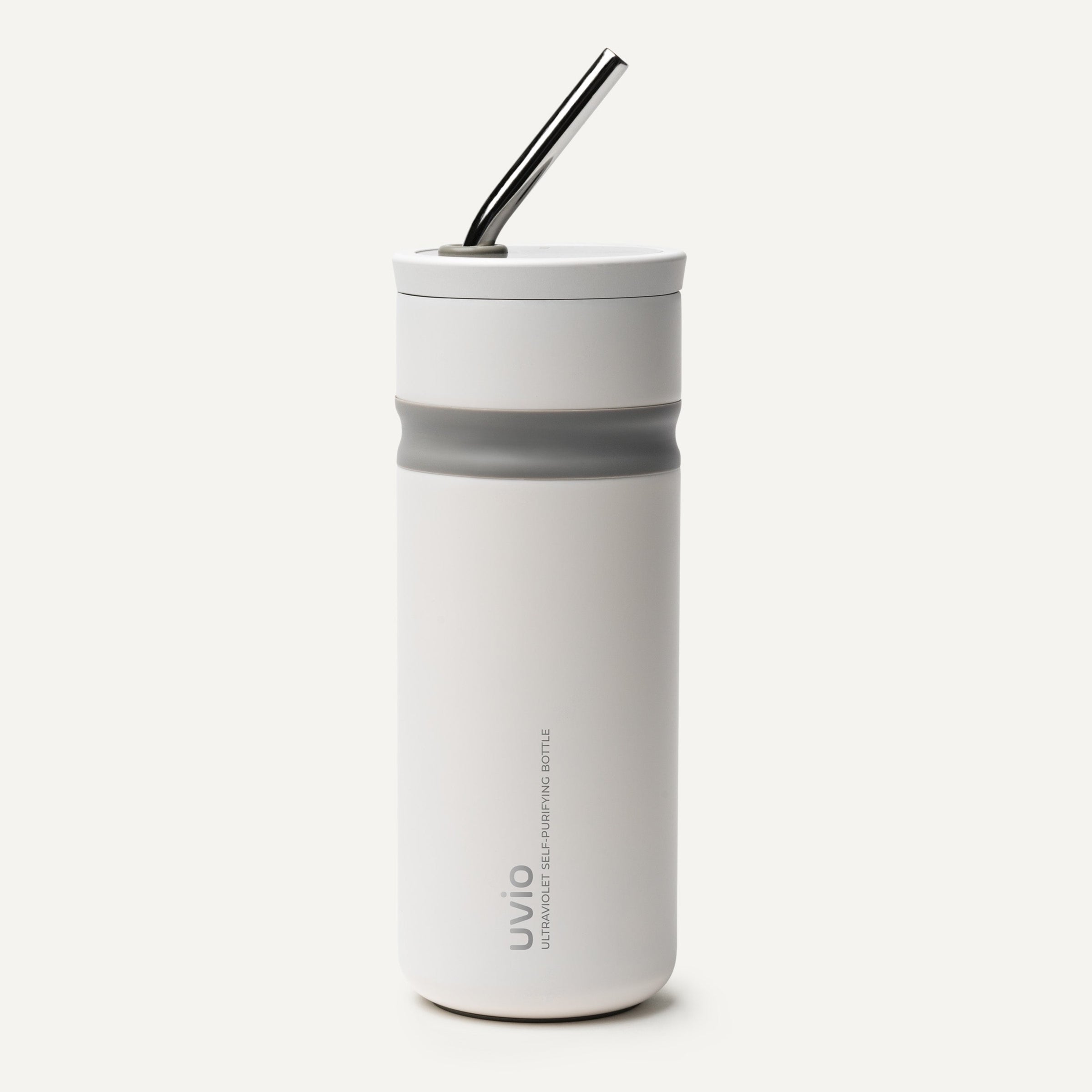Uvio Self Purifying Water Bottle - Glacier White