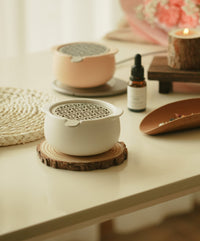 Jun Self-Heating Diffuser Set - Jasmine White