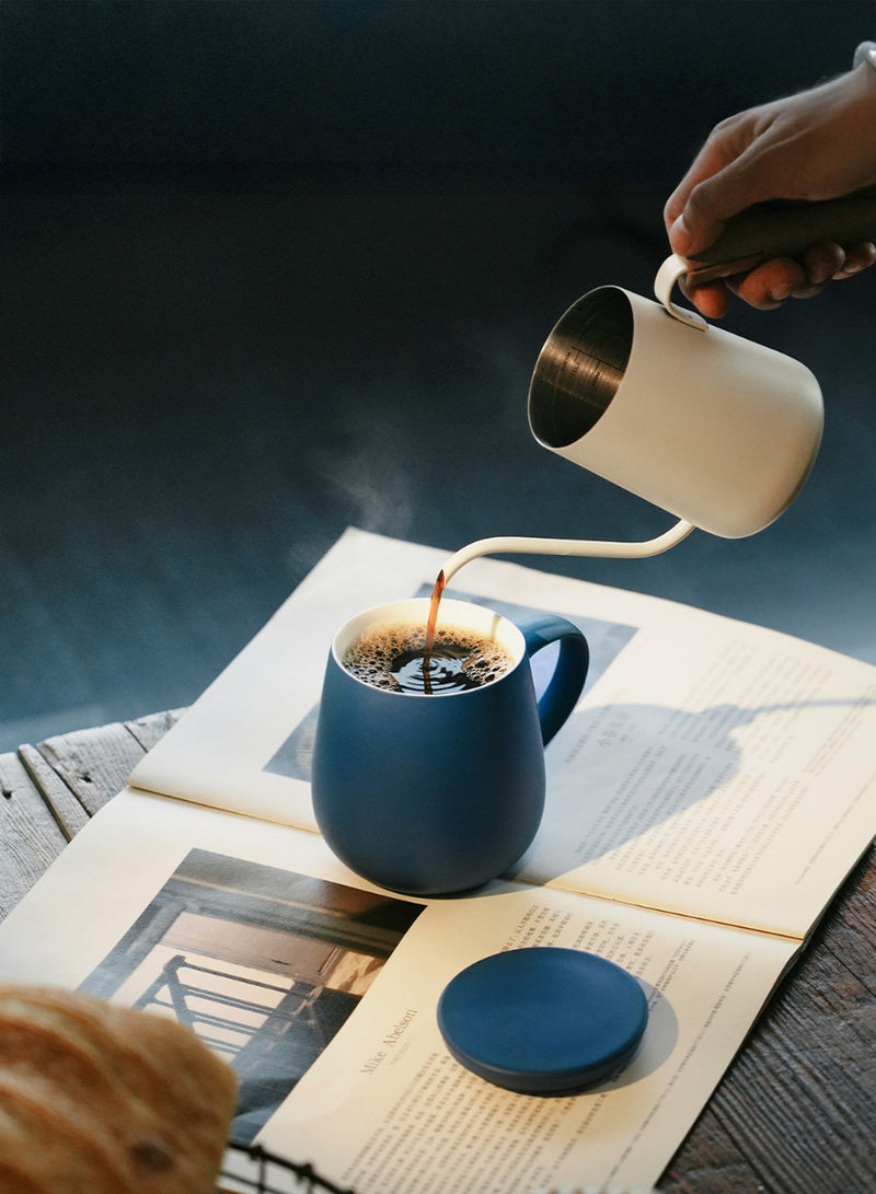 Ui Fine Ceramic Self Heating Mug | Coffee and Tea Cup | Ohom