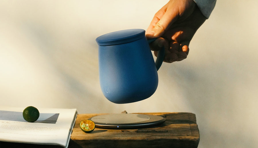 Ui Fine Ceramic Self Heating Mug | Coffee and Tea Cup | Ohom