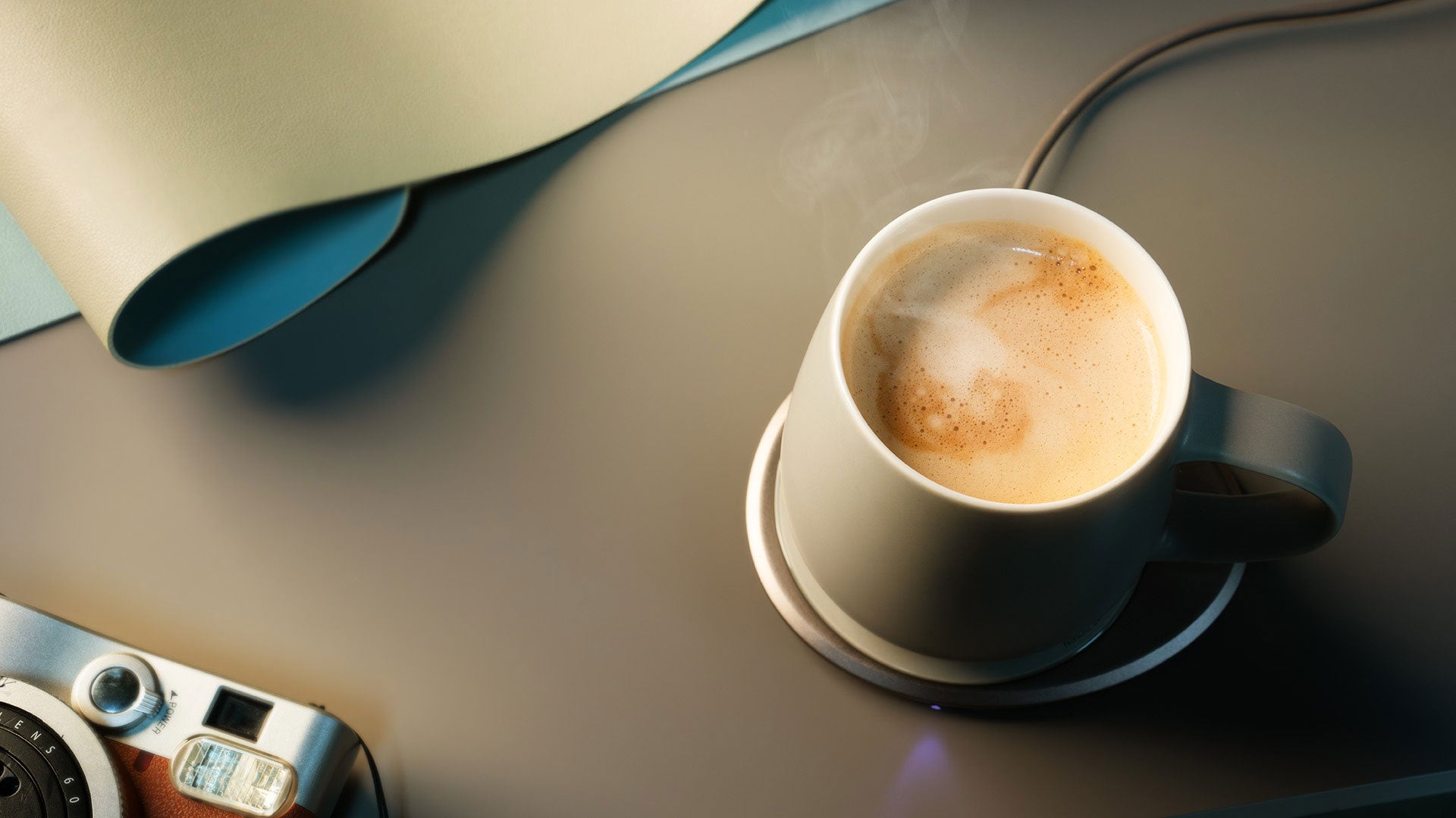 Ui Fine Ceramic Self Heating Mug | Coffee and Tea Cup | Ohom