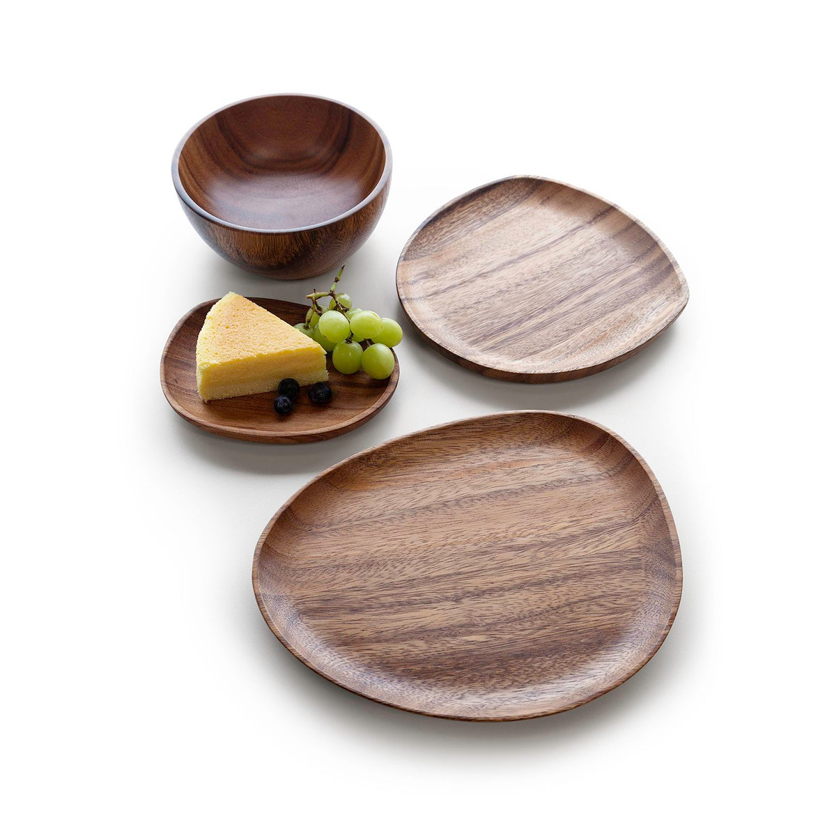 Foree Wooden Dinnerware Set
